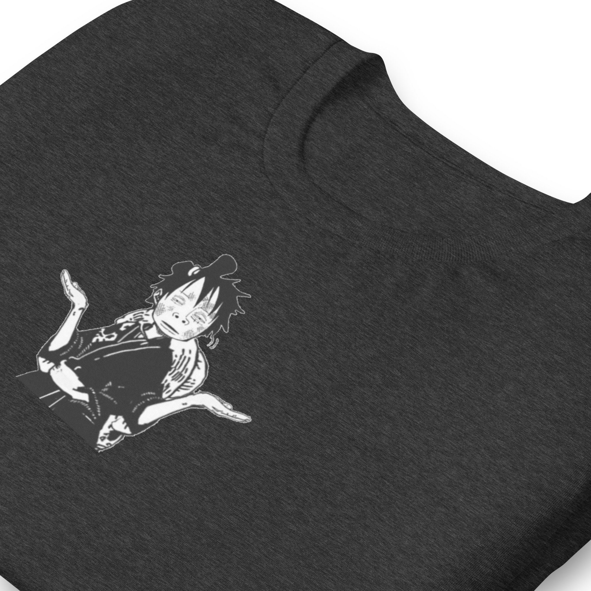 One Piece Confused Luffy Wano Unisex Tee, Anime Manga Shirt, Anime ...