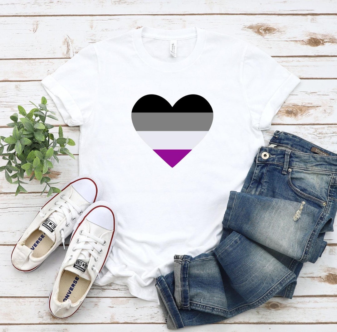 Asexual Pride Shirt Asexual Flag Tee Pride Flag Asexual Pride T-shirt ...