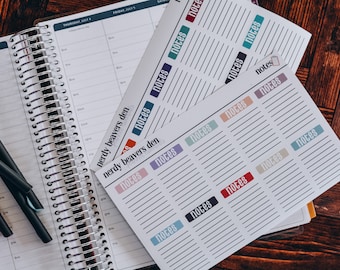 Writable Checklist Notes Clip Art Scrapbooking Stickers, Scrapbooking ...