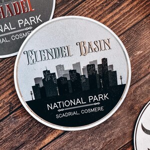Fantasy Book Themed National Park Stickers - Etsy