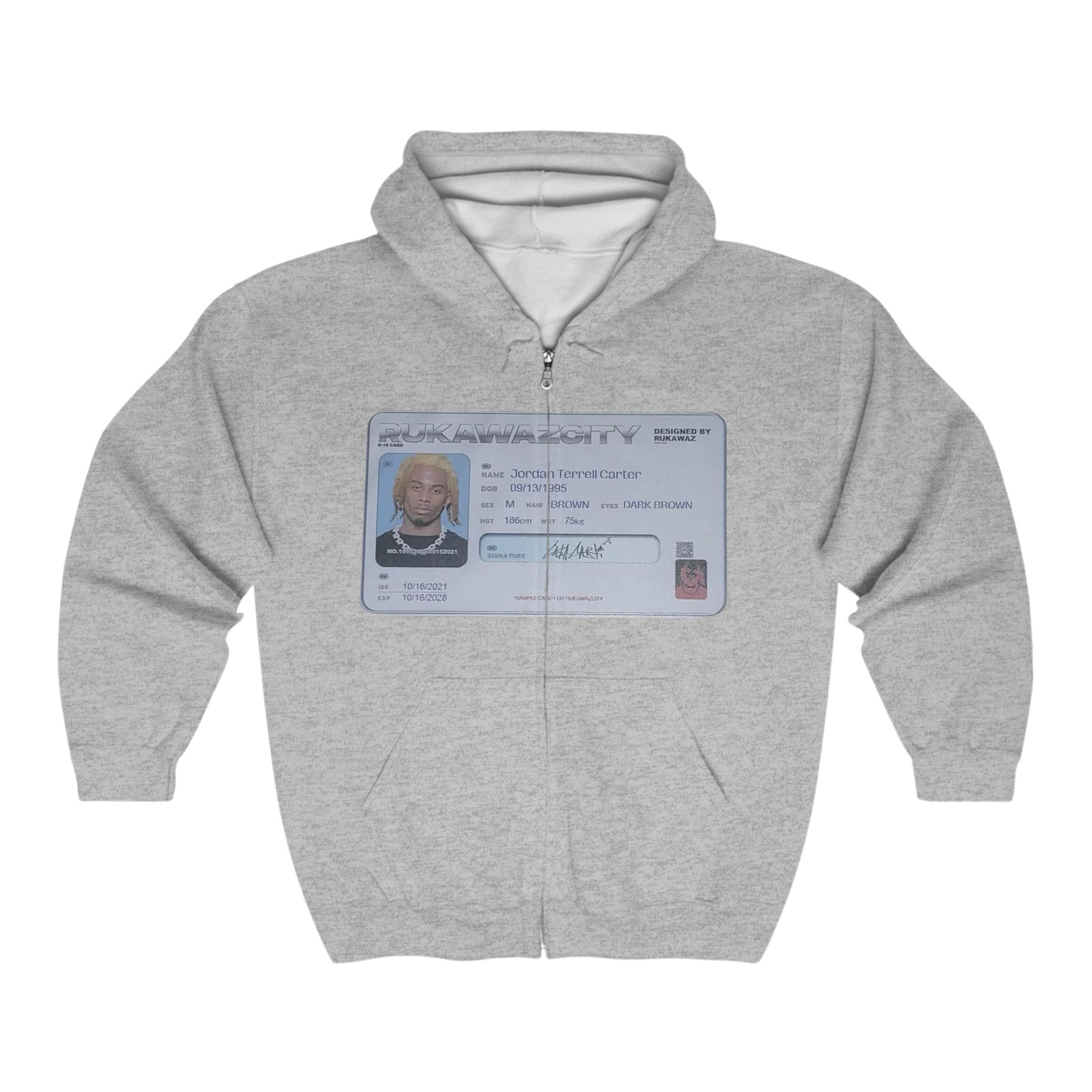 Play Boi Cart Id Card Heavy Full Zip Hooded - Etsy