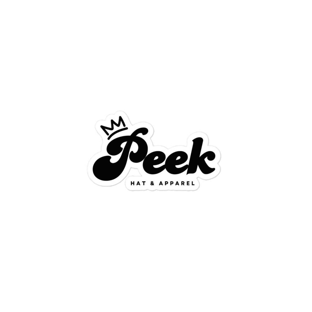 Peek Logo Sticker - Etsy