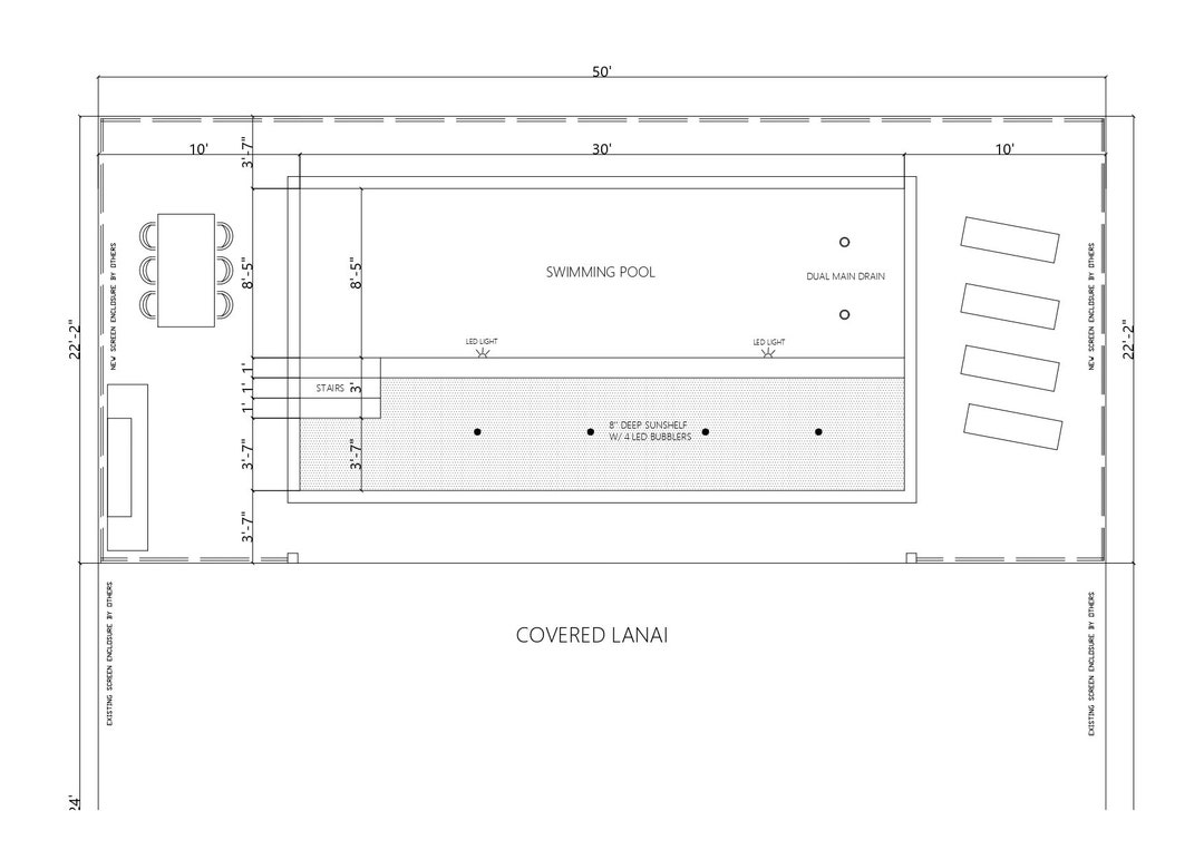 SWIMMING POOL Layout Design ./ Architectual Floorplan for Your Pool ...