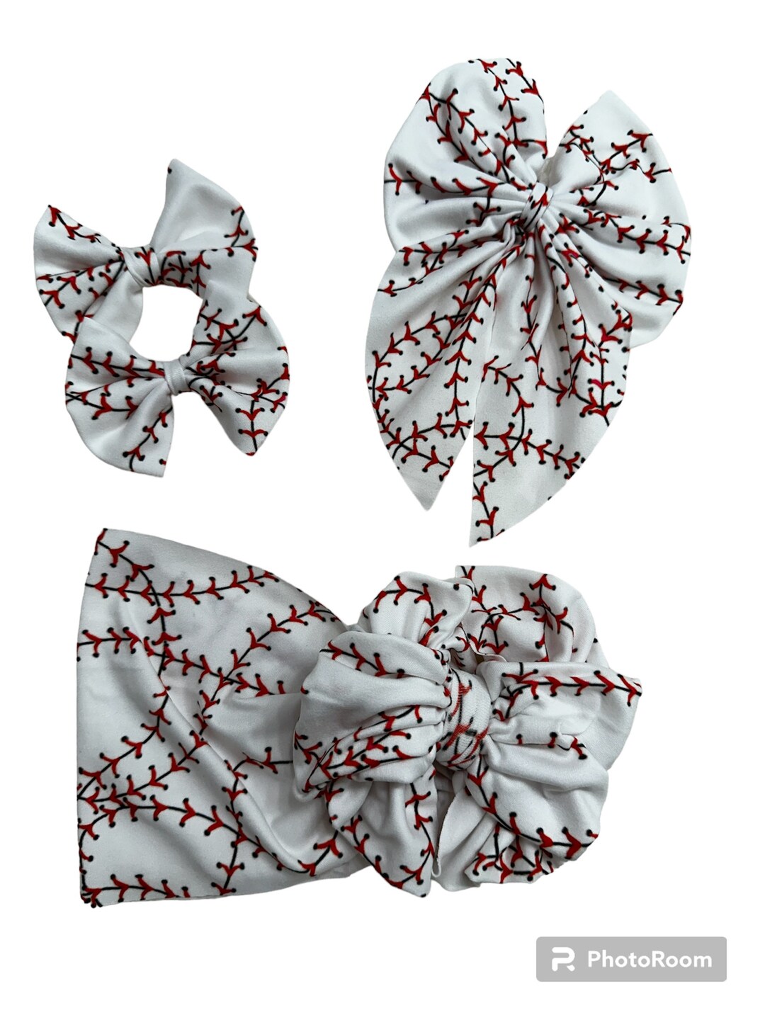 BASEBALL Messy/regular/sailor/piggies/headwrap/pinwheel - Etsy
