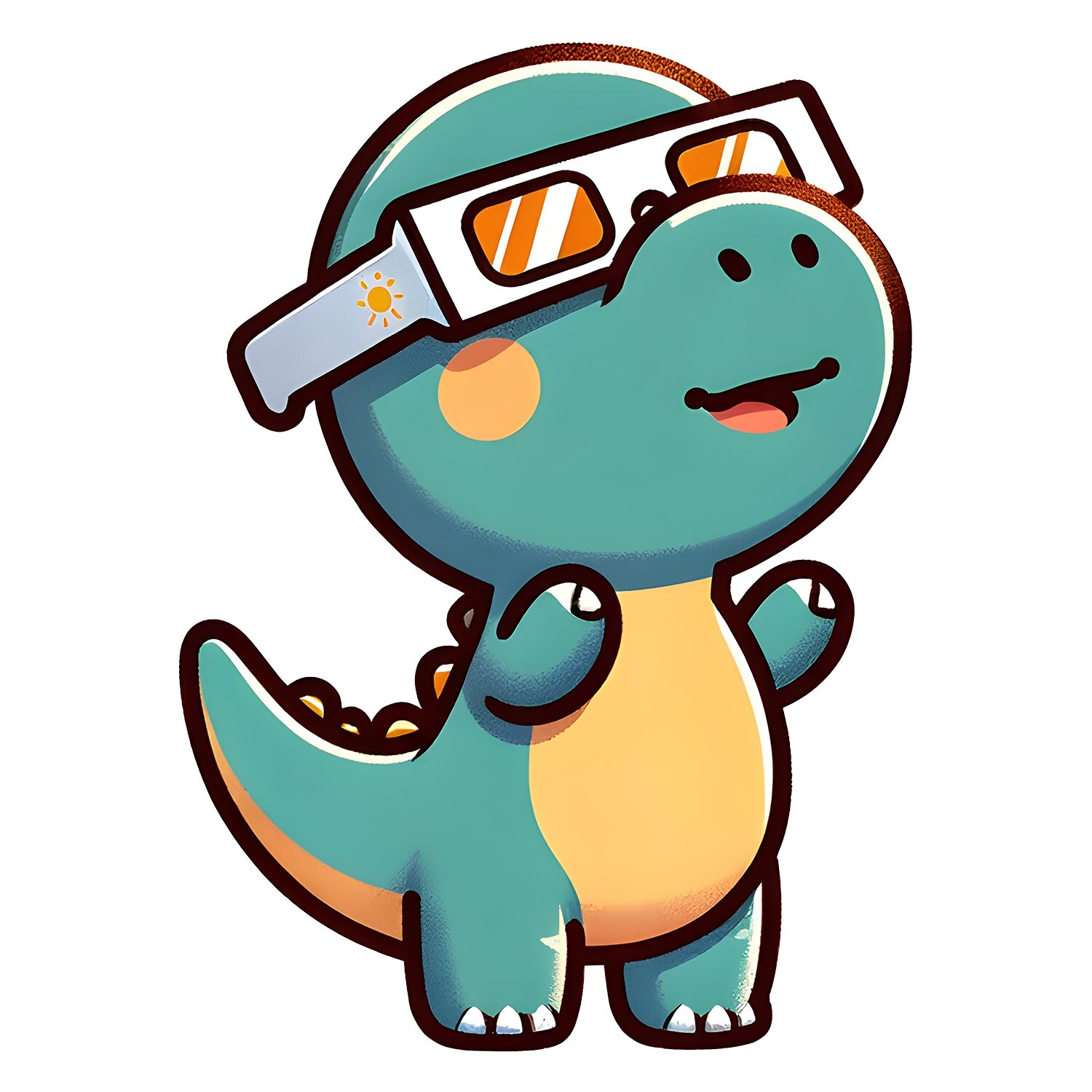 Total Solar Eclipse 2024 PNG Digital Download Aries the Dino for ...