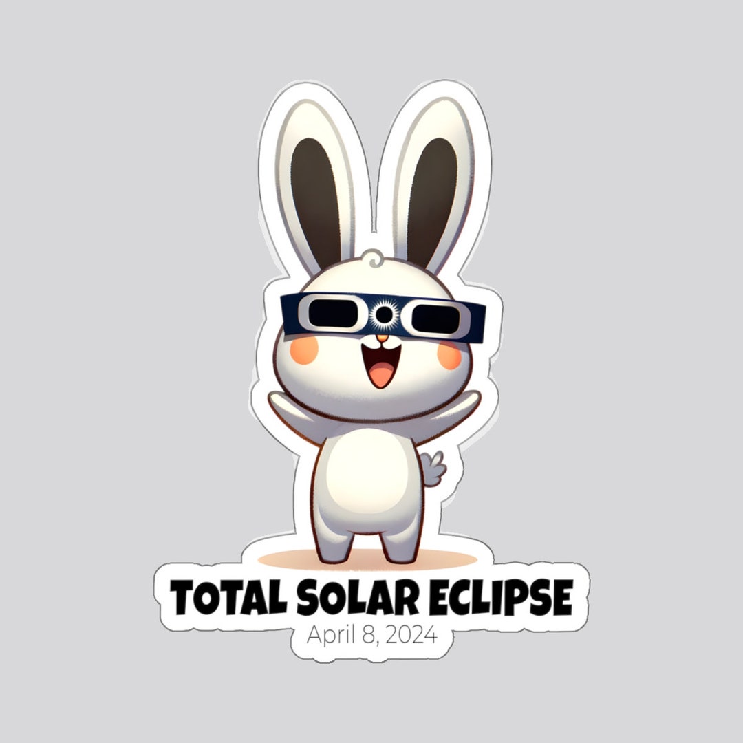 Total Solar Eclipse 2024 Sticker Eclipse Stickers for Kids Cute Eclipse ...