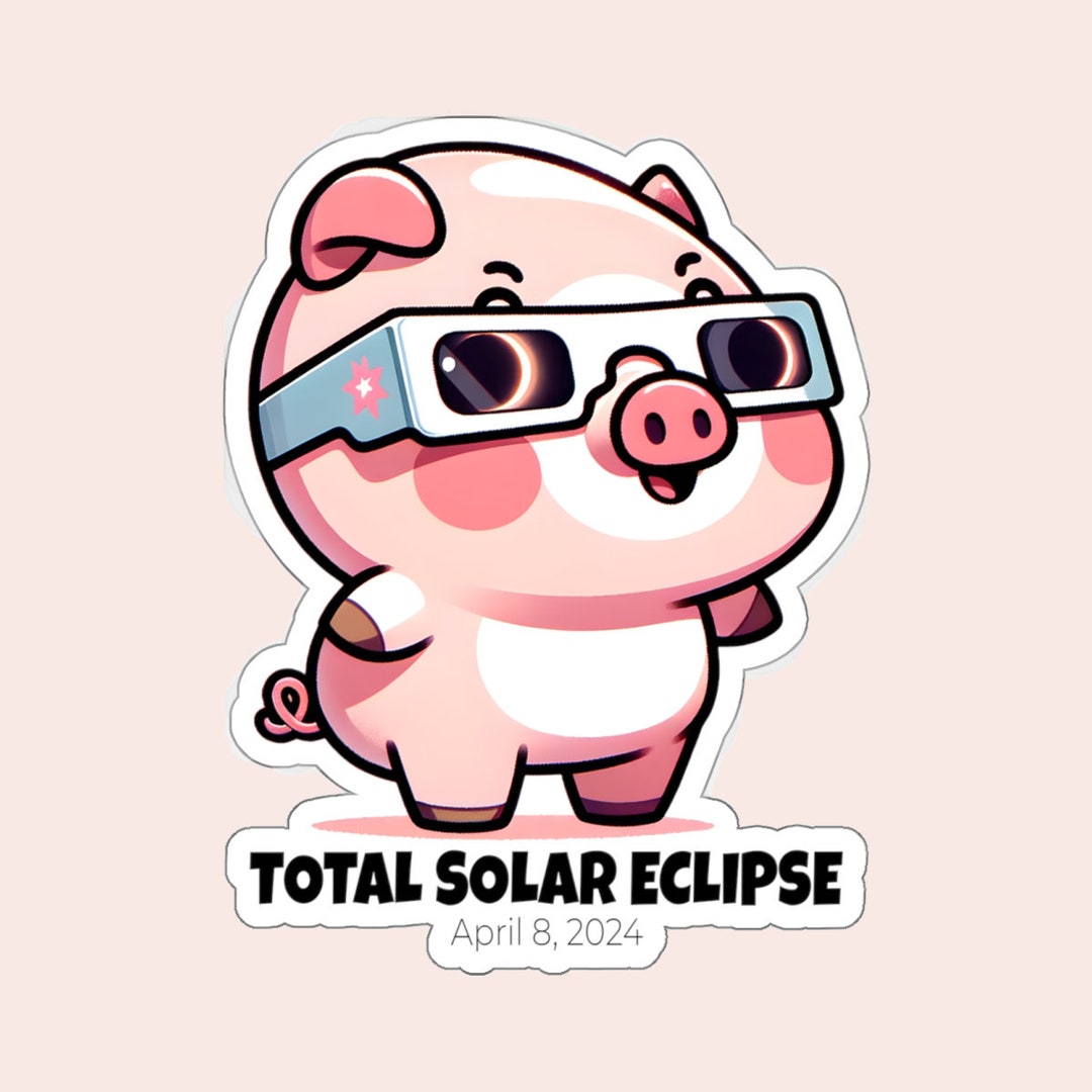 Total Solar Eclipse 2024 Sticker Eclipse Stickers for Kids Cute Eclipse ...
