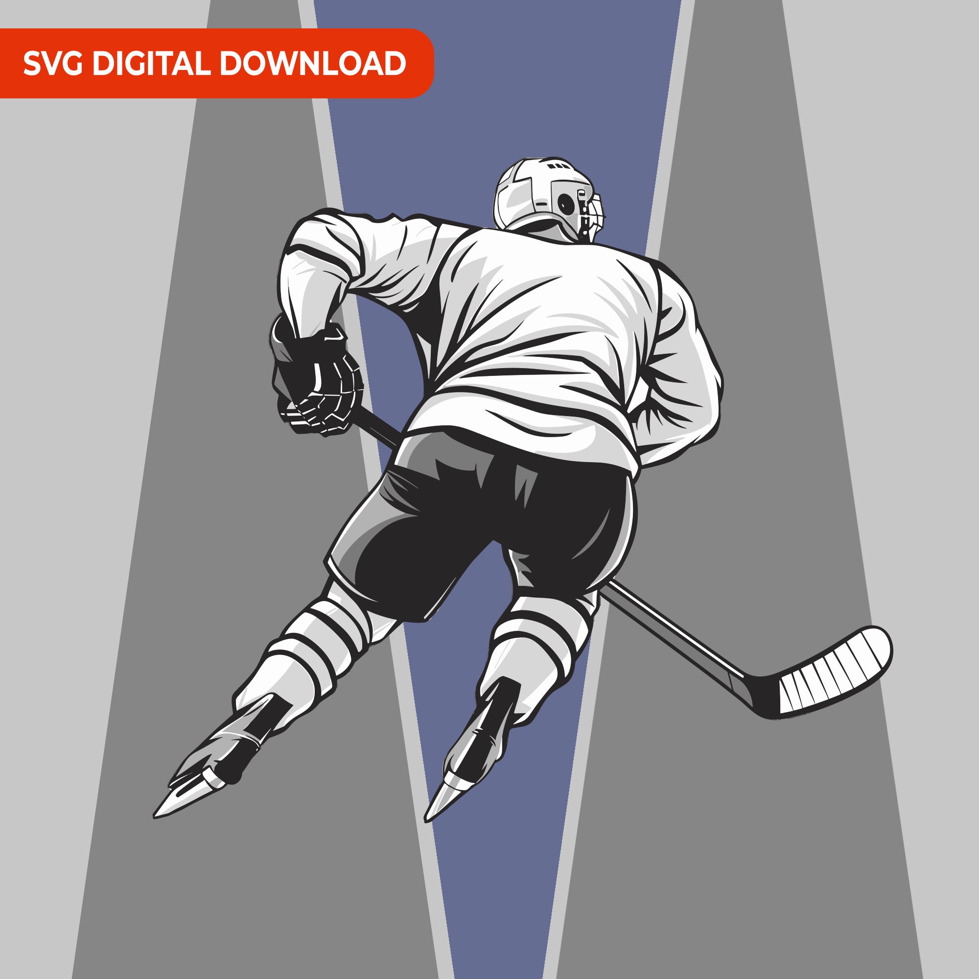 Hockey SVG, Hockey Player SVG, Hockey Player Instant Digital Download ...