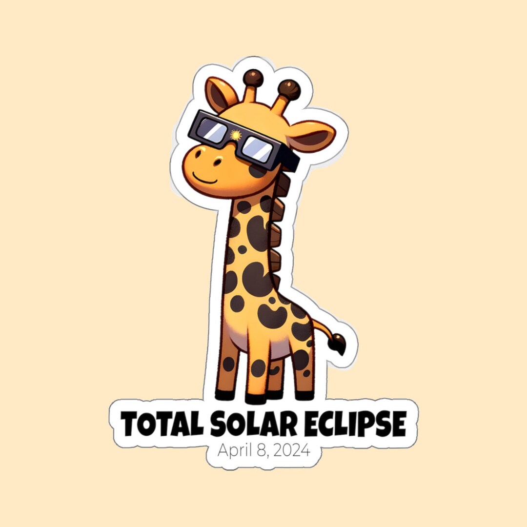 Total Solar Eclipse 2024 Sticker Eclipse Stickers for Kids Cute Eclipse ...