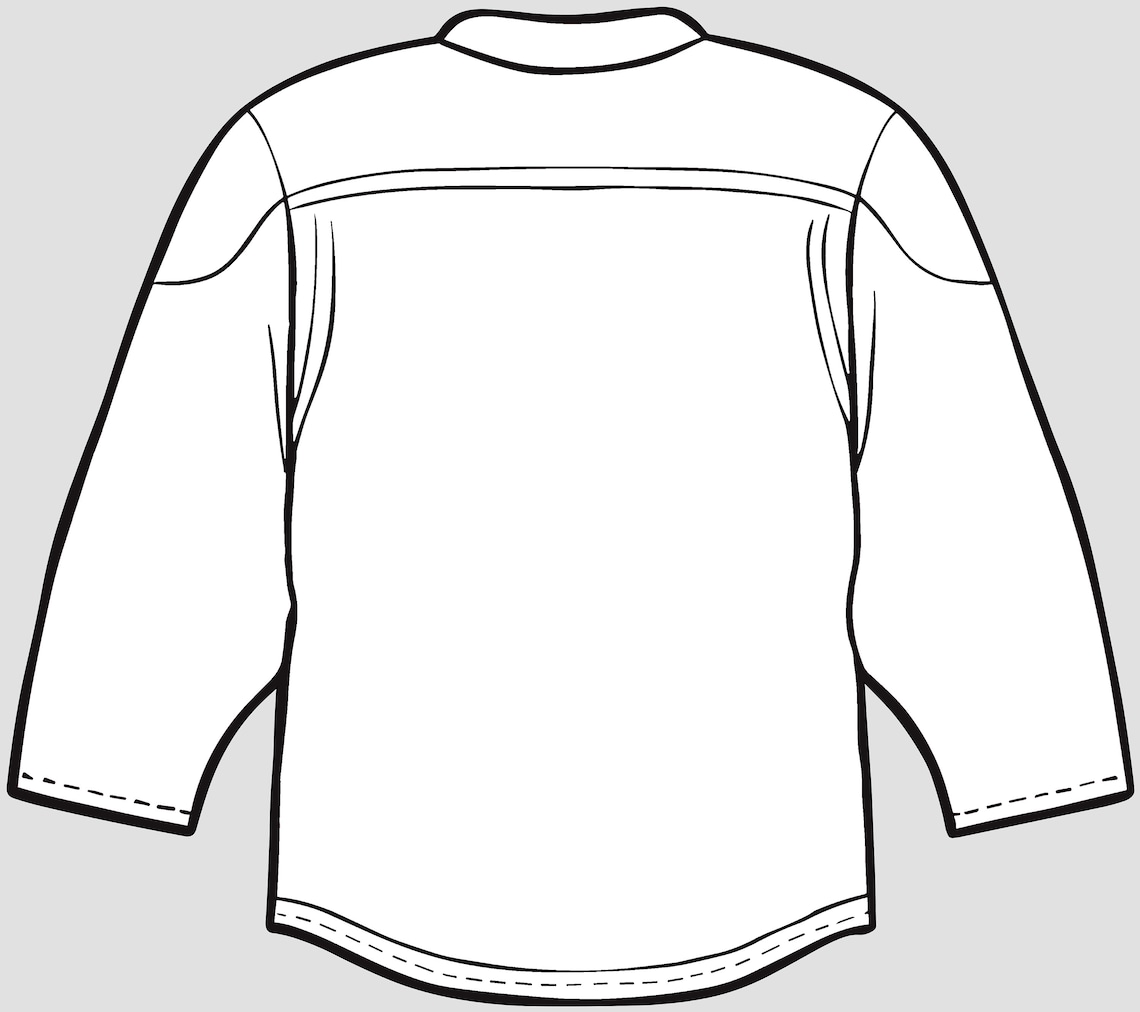 Customizable Hockey Jersey Photoshop Template - Editable PSD With Multi-layer Color Options - Etsy