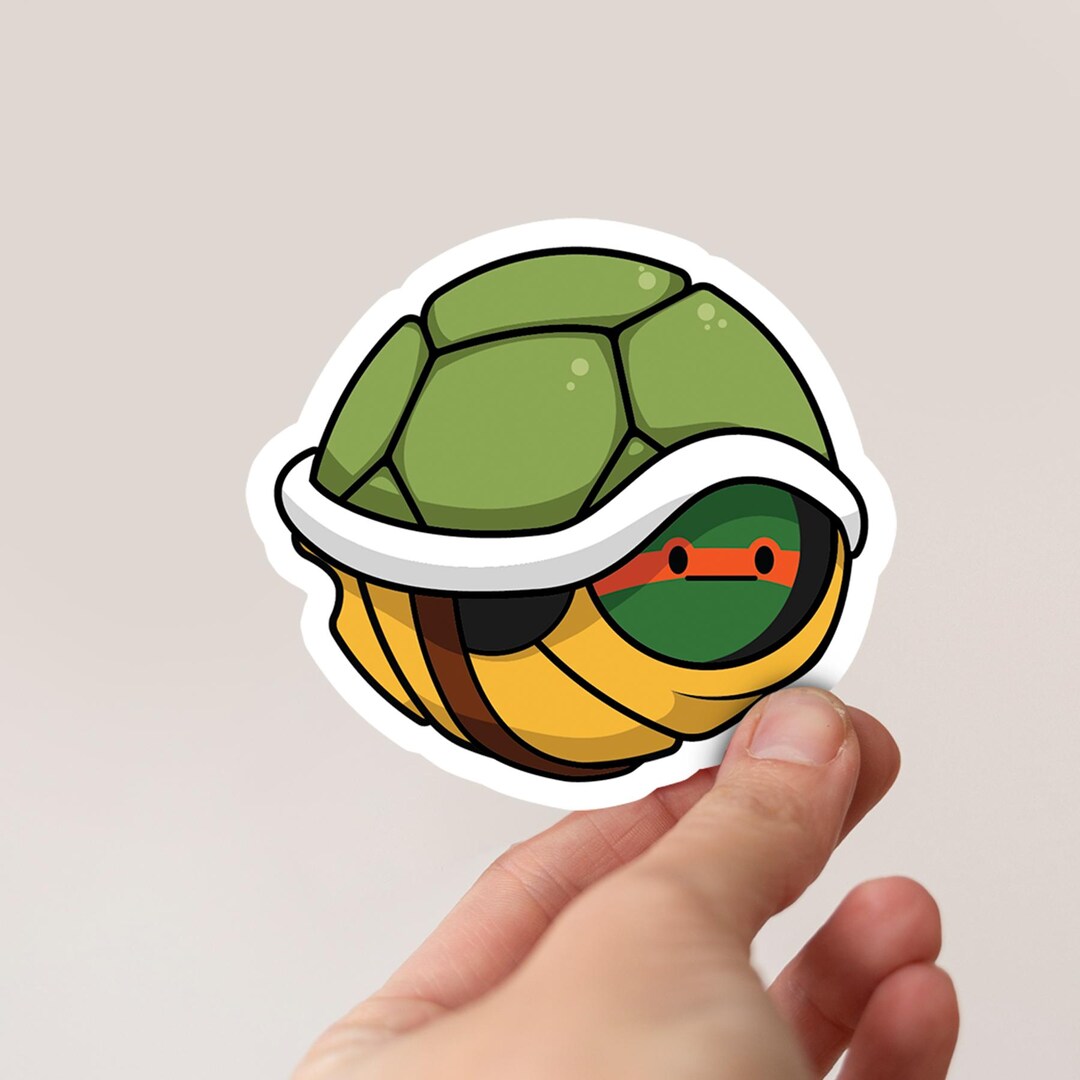 Michelangelo Mikey Teenage Mutant Ninja Turtle Sticker, TMNT, Anxiety ...