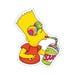 Psychedelic Bart Simpson Sticker Trippy Sticker the Simpsons Laptop ...