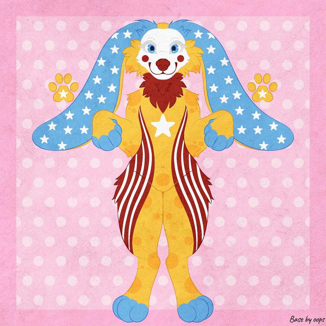 Clown Themed Furry Adopt - Etsy