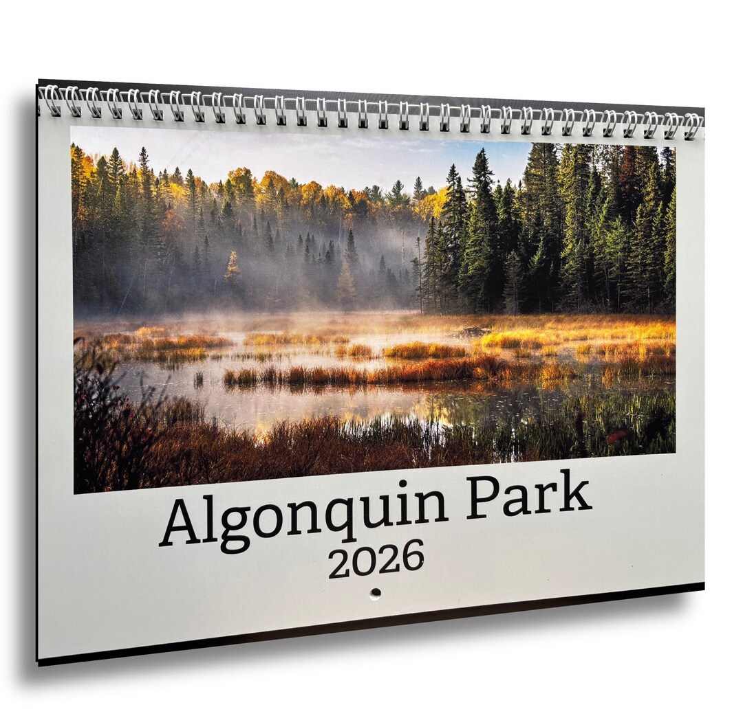 2026 Algonquin Park Calendar • Night Sky & Wildlife Photography - Etsy ...
