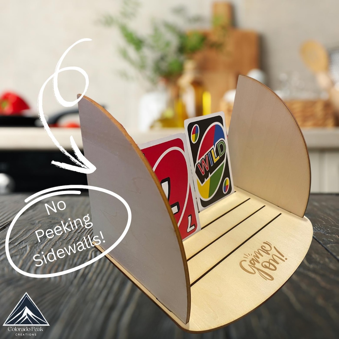 Game Card Holder | SVG Ready | Playing Card Holder | Game Night| Gift ...