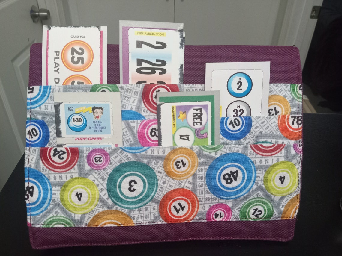 Card/bingo Pull Tab Holder - Etsy