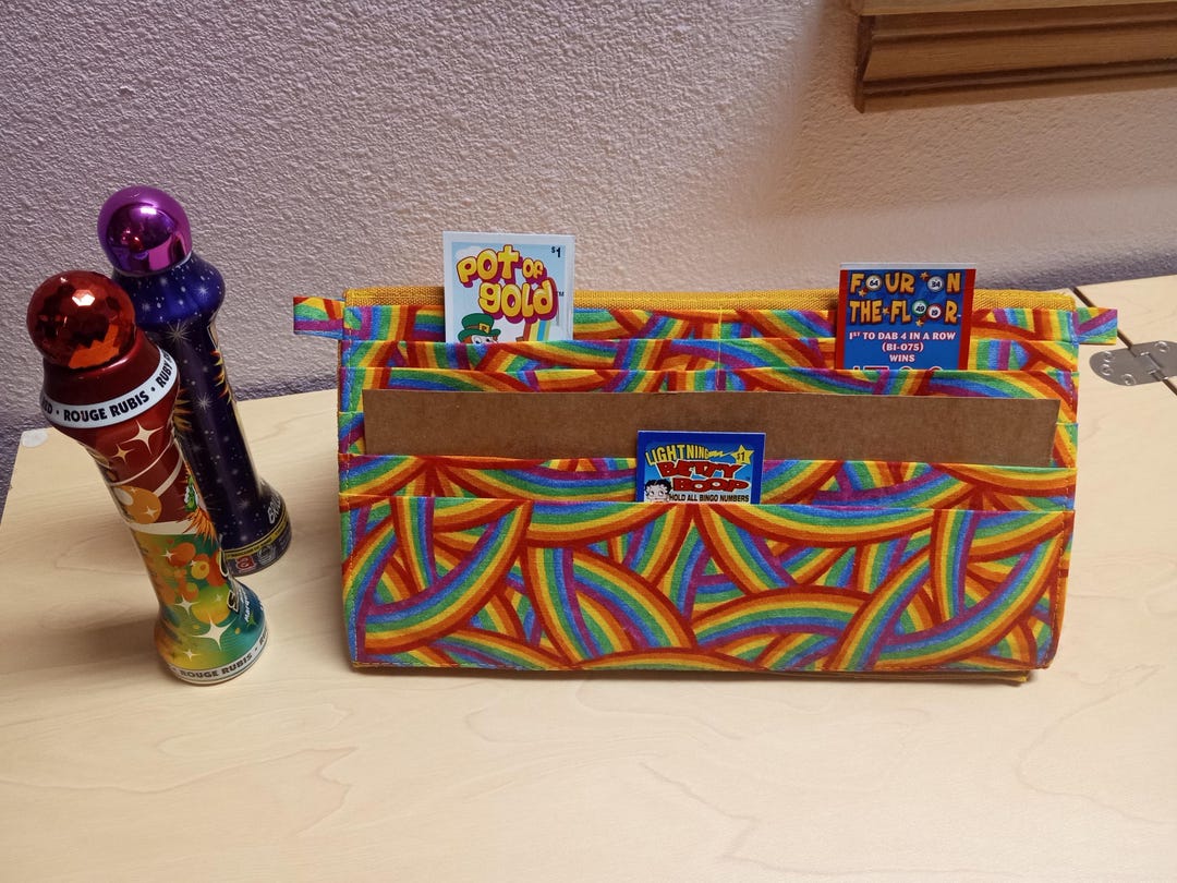 Bingo Pull Tab Strip Game Holder With a Secret - Etsy