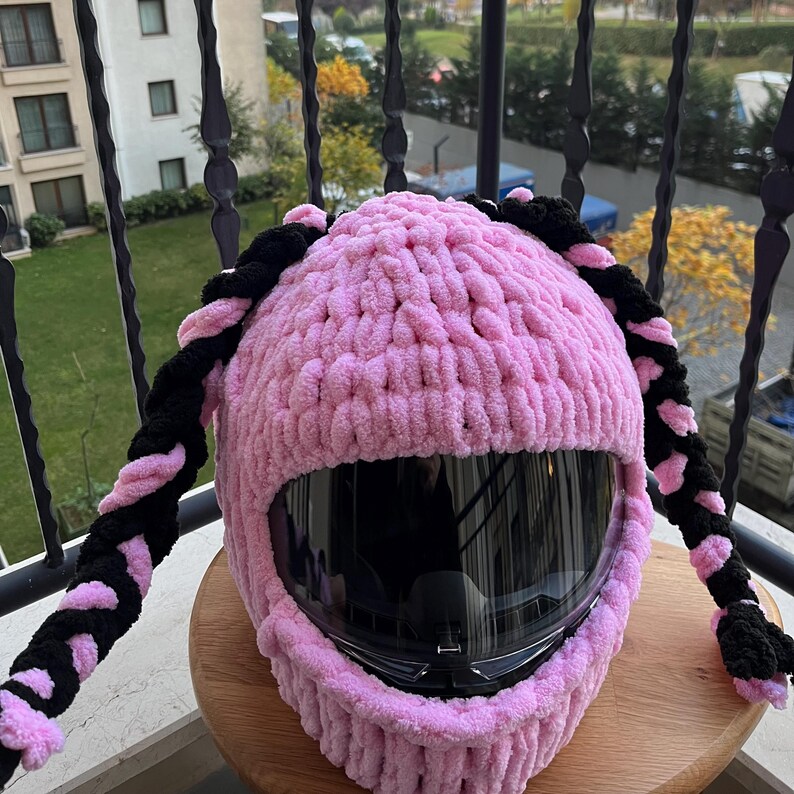 Motorcycle Helmet Mask,ponytail Braid Mask,motorcycle Accessory,helmet ...