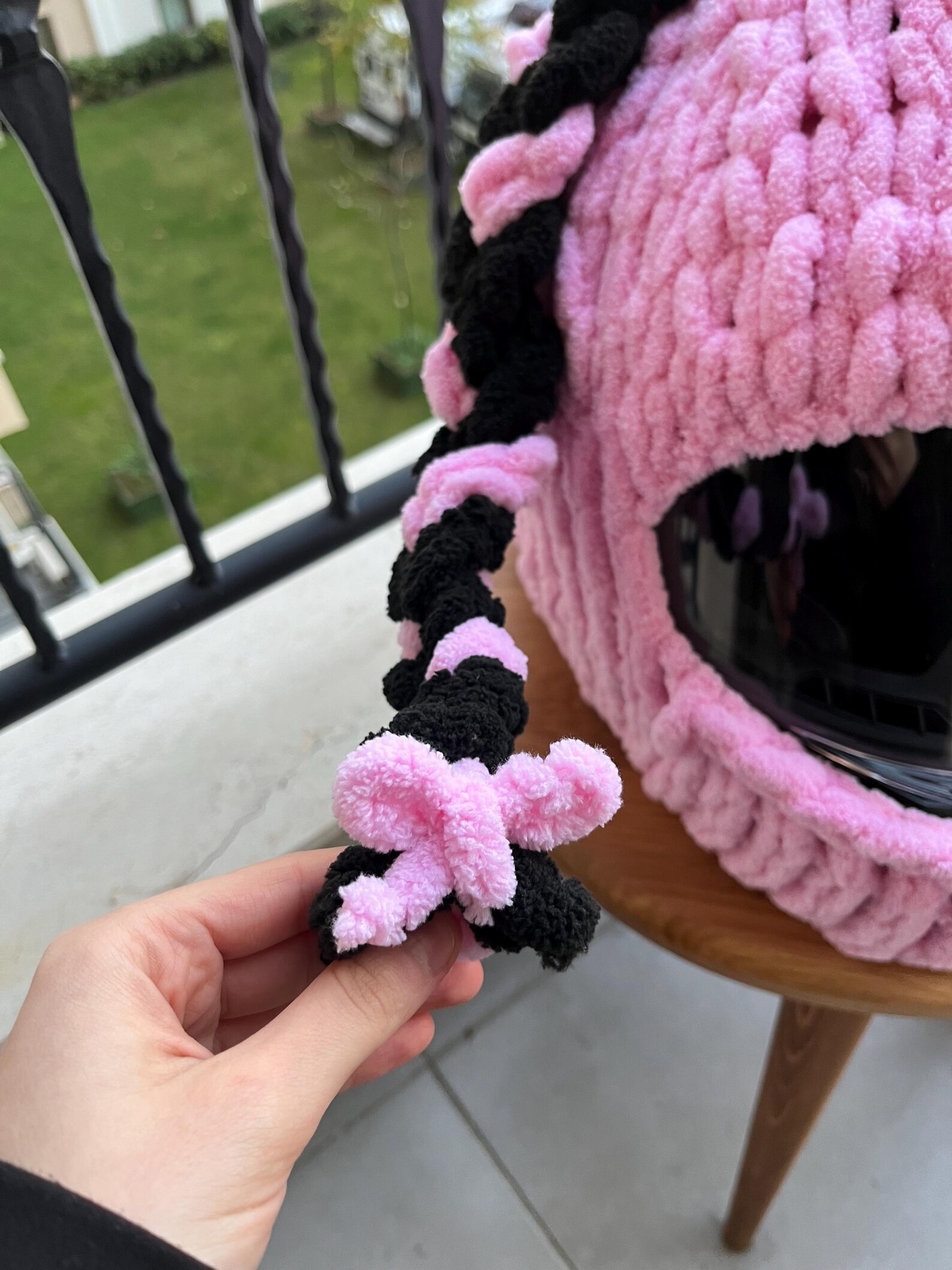 Motorcycle Helmet Mask,ponytail Braid Mask,motorcycle Accessory,helmet ...