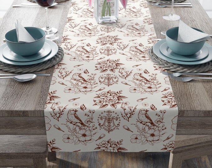 Family Scripture Table Runner, Customizable Bible Verse Cotton Twill or ...