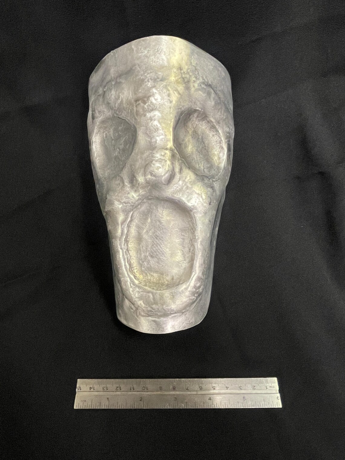 Handcrafted Aluminum “the Scream” Inspired LARP Vambrace Armor - Etsy