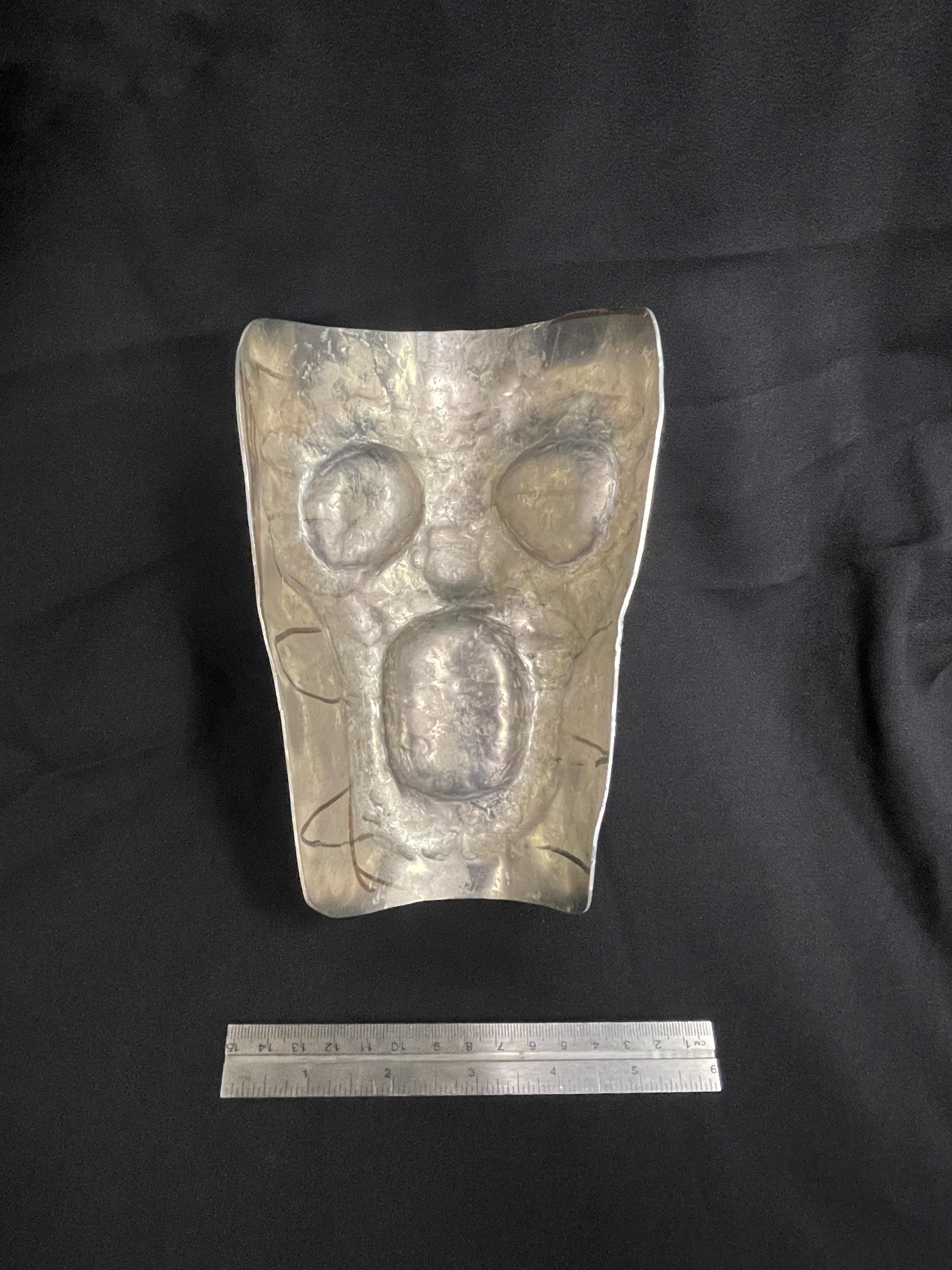 Handcrafted Aluminum “the Scream” Inspired LARP Vambrace Armor - Etsy