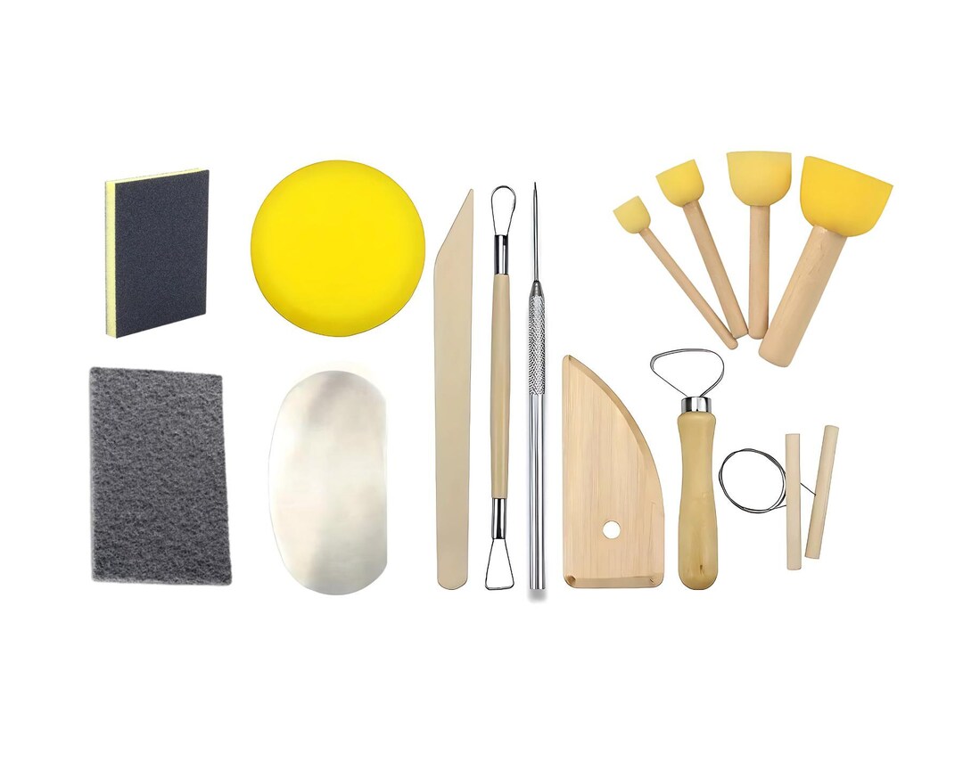 Pottery, Ceramic Starter, Studio Tool Kits - Tool Kit for Beginners and ...