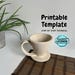V60 Coffee Dripper Pottery Slab Template: DIY Ceramic Guide (digital ...