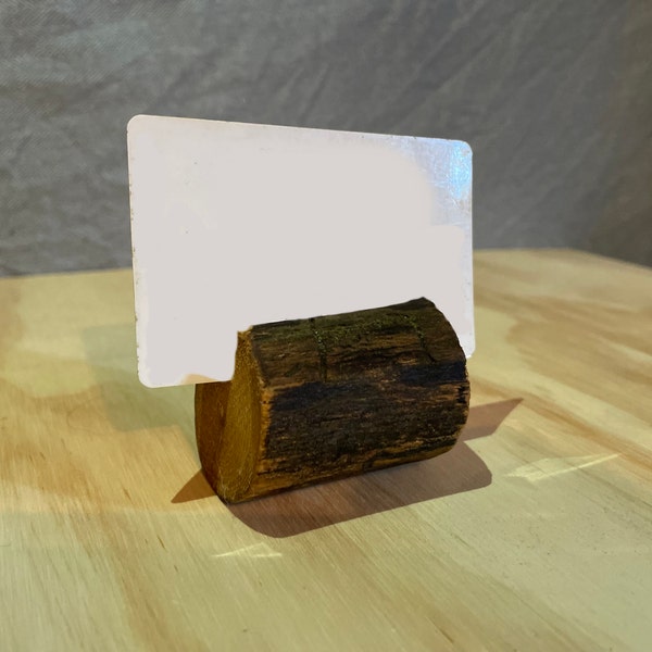 Log Card Holder - Etsy