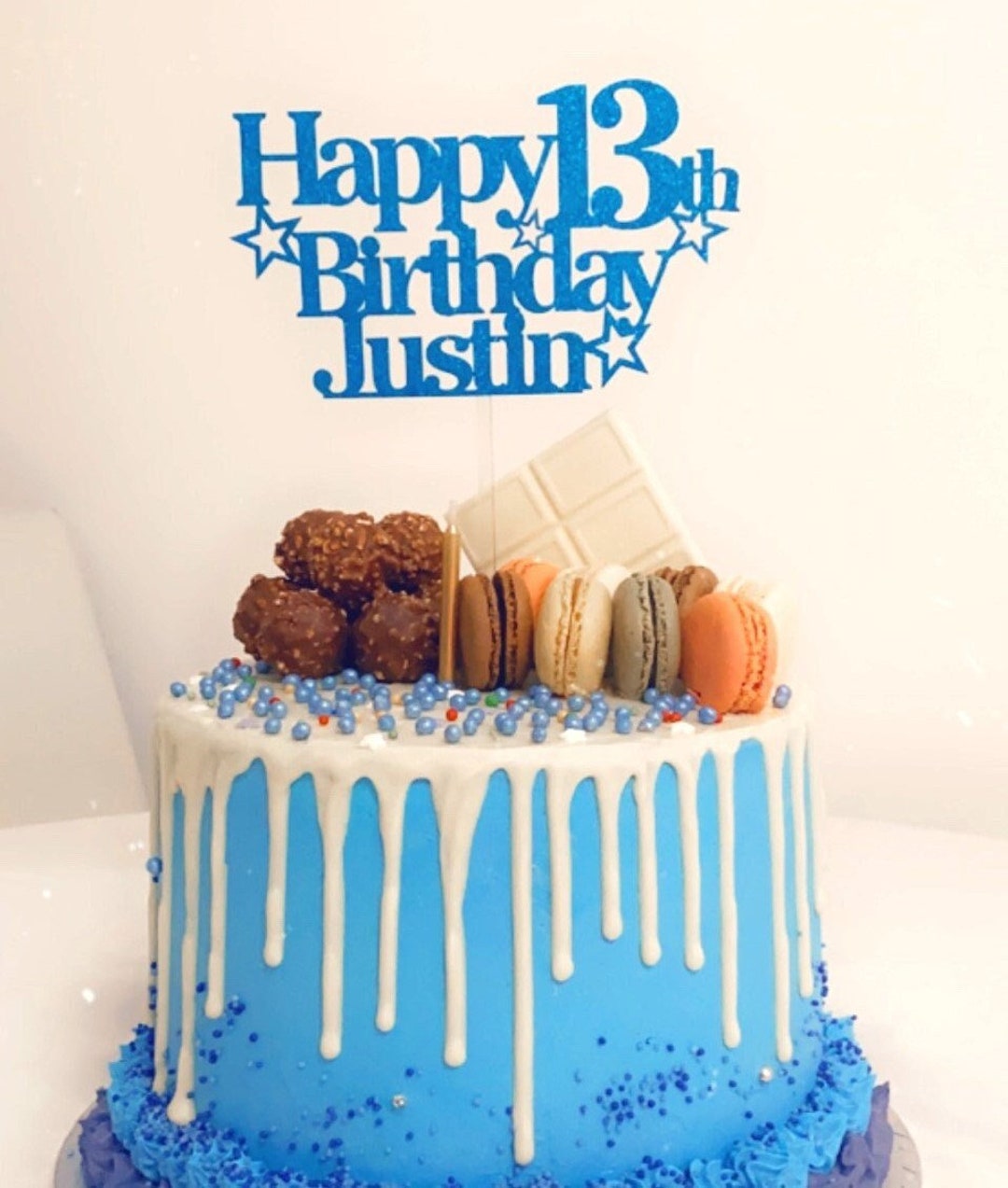Official Teenager Cake Topper, Personalised Custom Birthday Cake Topper ...
