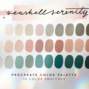 seashell colour palette