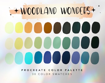 Noble Night Procreate Color Palette Procreate App Fantasy Color Palette ...