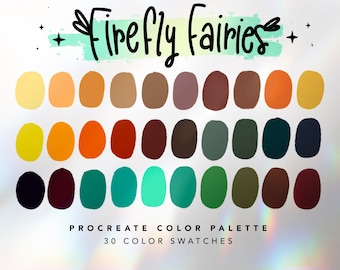 Bewitching Bubbles Procreate Color Palette | Procreate App | Halloween ...