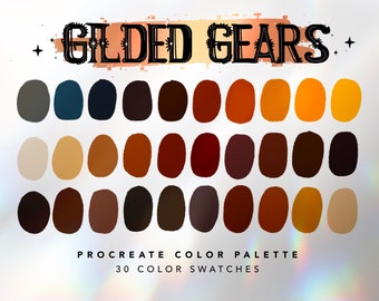 Seashell Serenity Procreate Color Palette Procreate Beach Muted Color ...