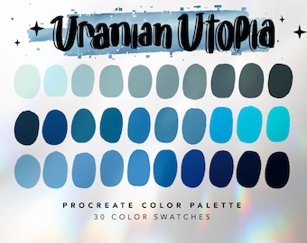 Jovian Jewel Procreate Color Palette Procreate iPad Art Illustration ...