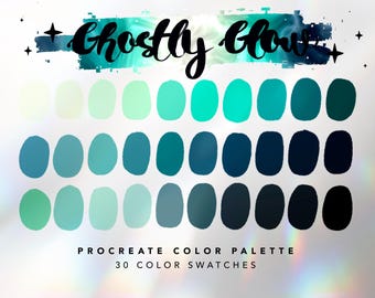 Bewitching Bubbles Procreate Color Palette | Procreate App | Halloween ...