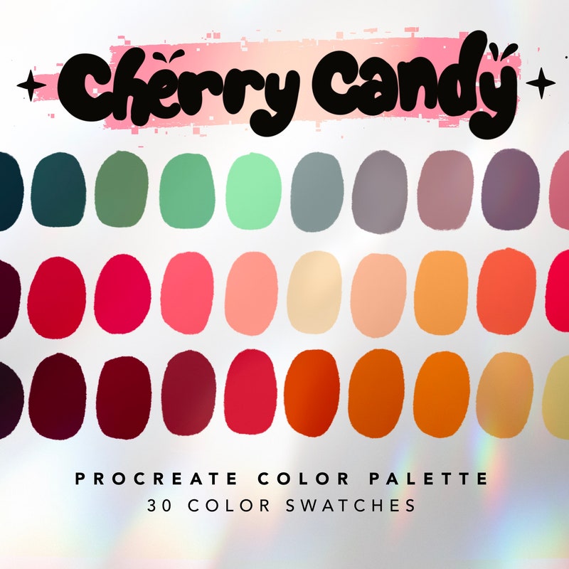 Kawaii Color Palette - Etsy