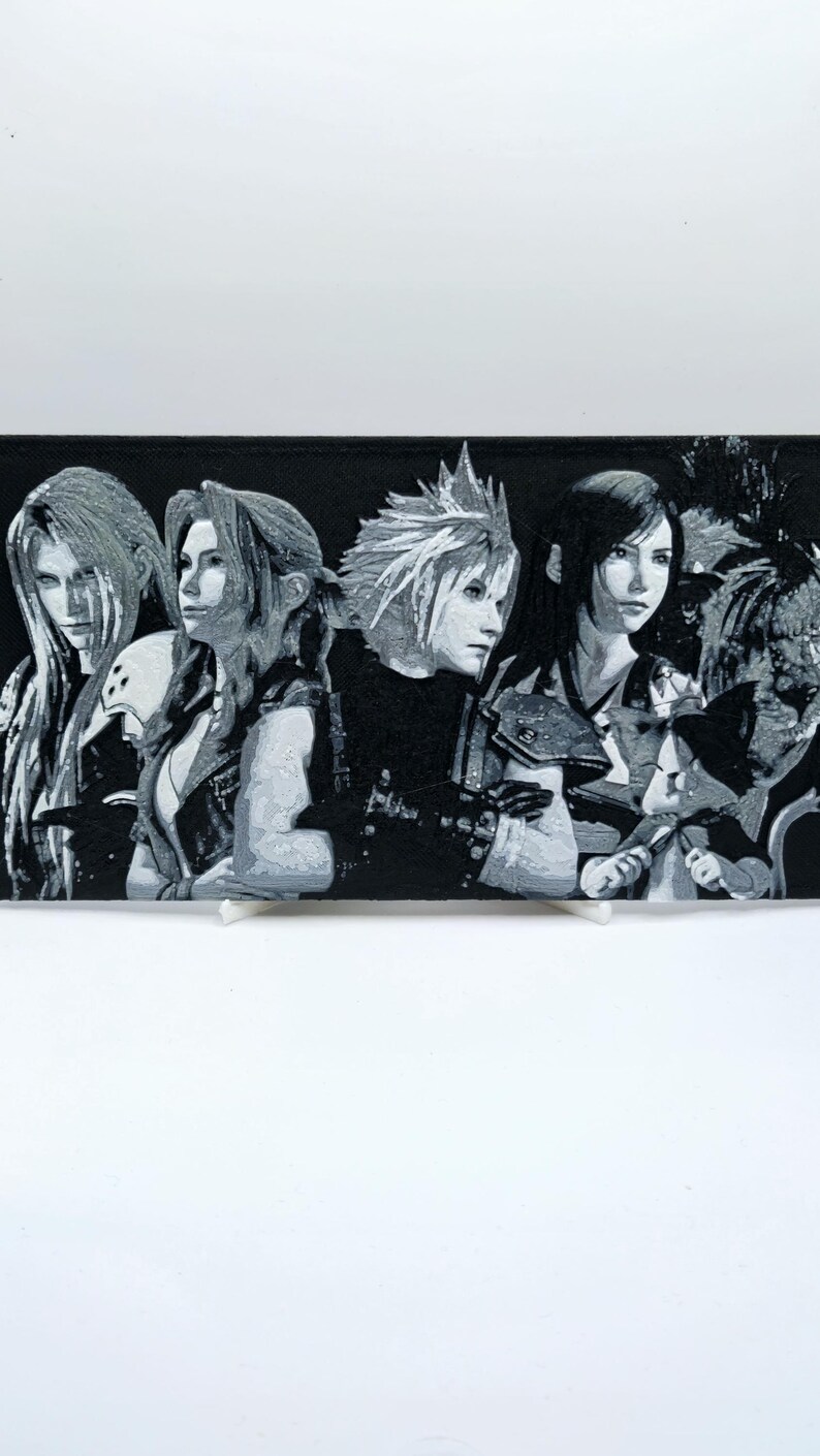 Final Fantasy 7 Poster Ff7 Remake Wall Art Homemade Ffvii Rebirth Home ...