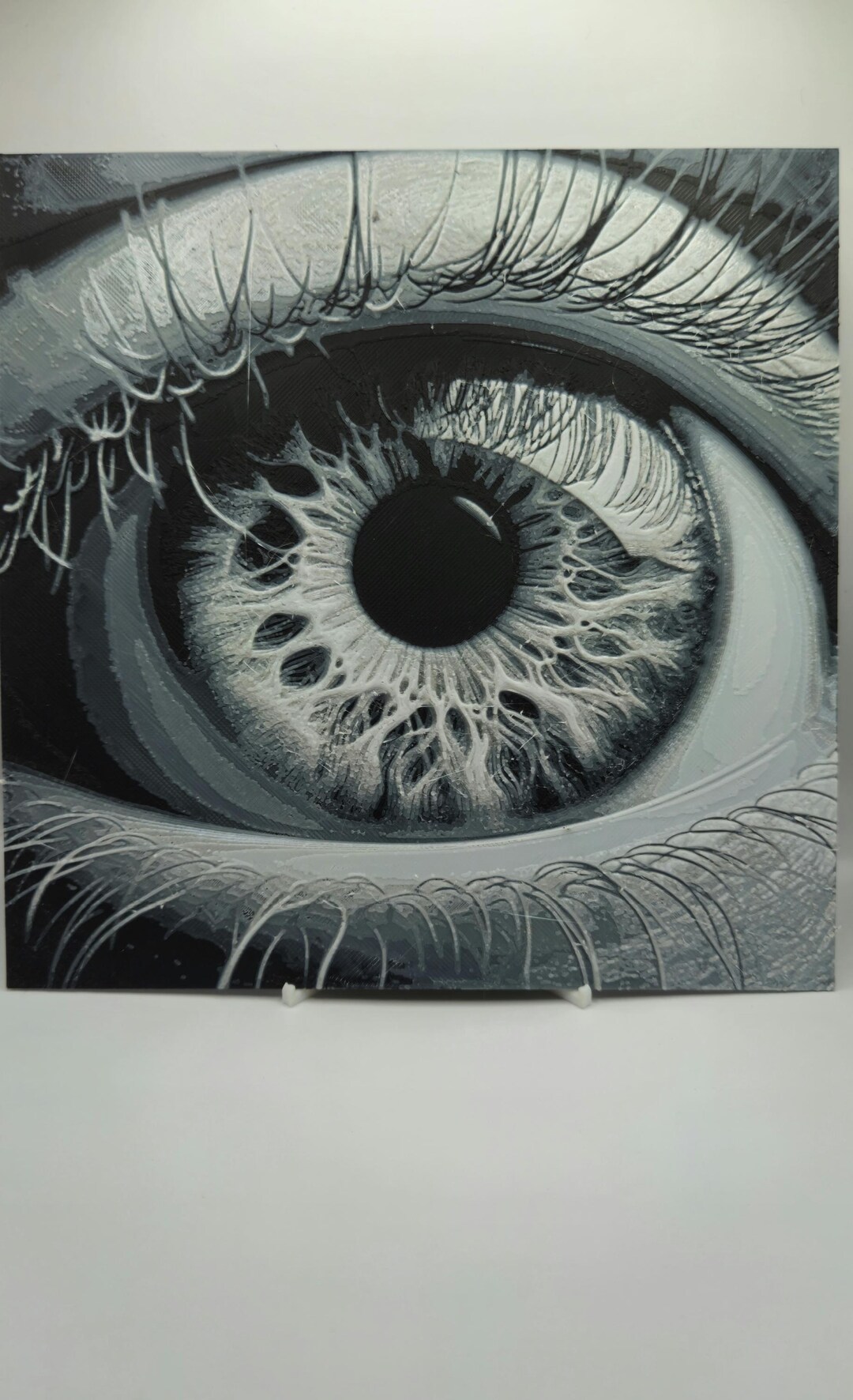 Realistic Female Eye Poster 3D Effect Wall Art Print Intricate Detail ...