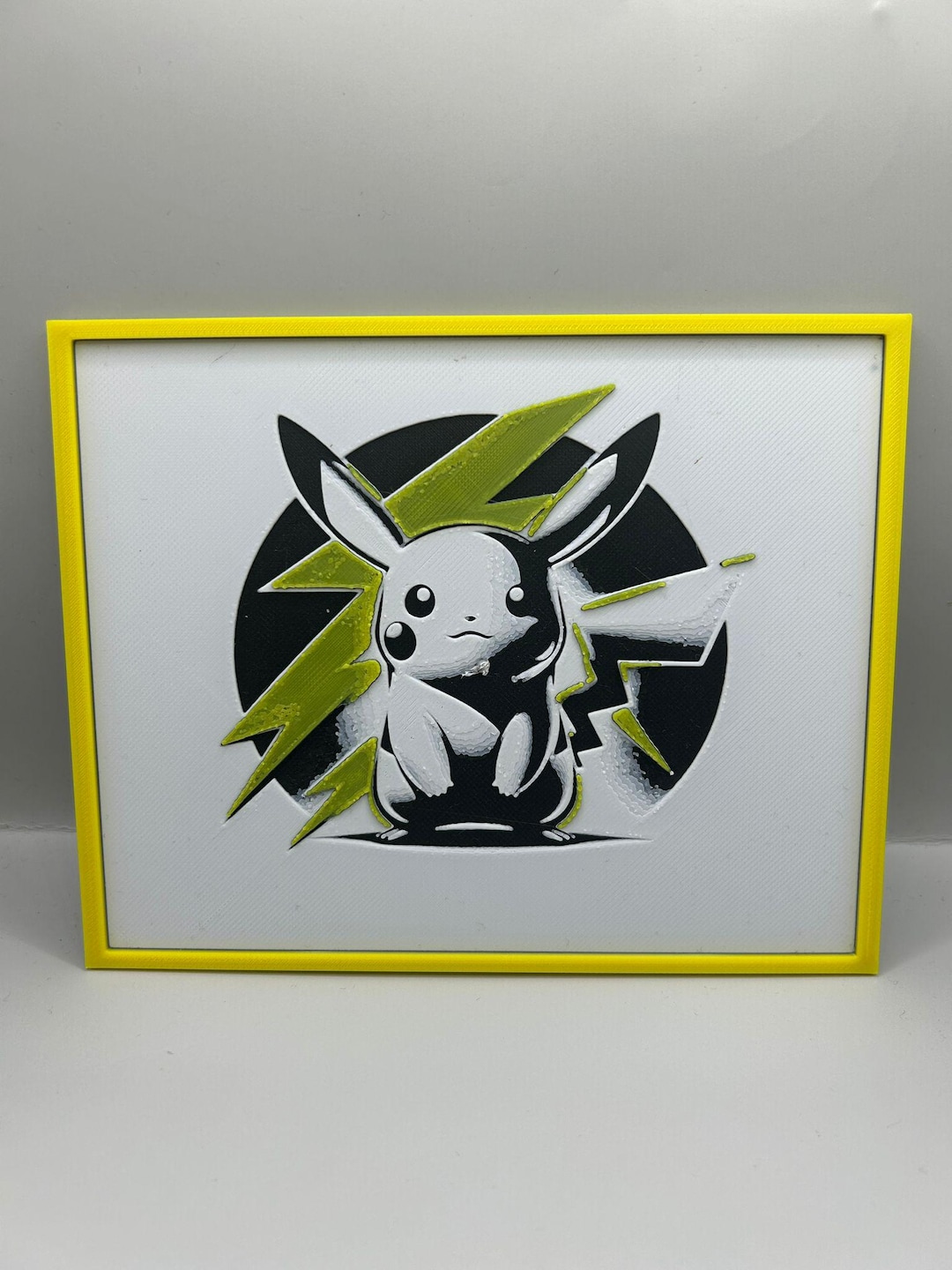 Pikachu Poster Unofficial Pokemon Wall Art Minimalist Pikachu Portrait ...
