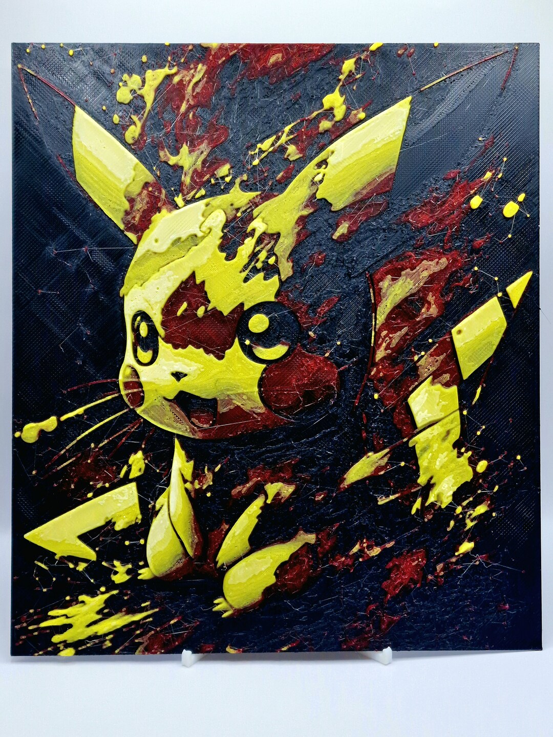 Pokémon Pikachu Poster Homemade 3d Wall Art Decor Anime Gaming Gift ...