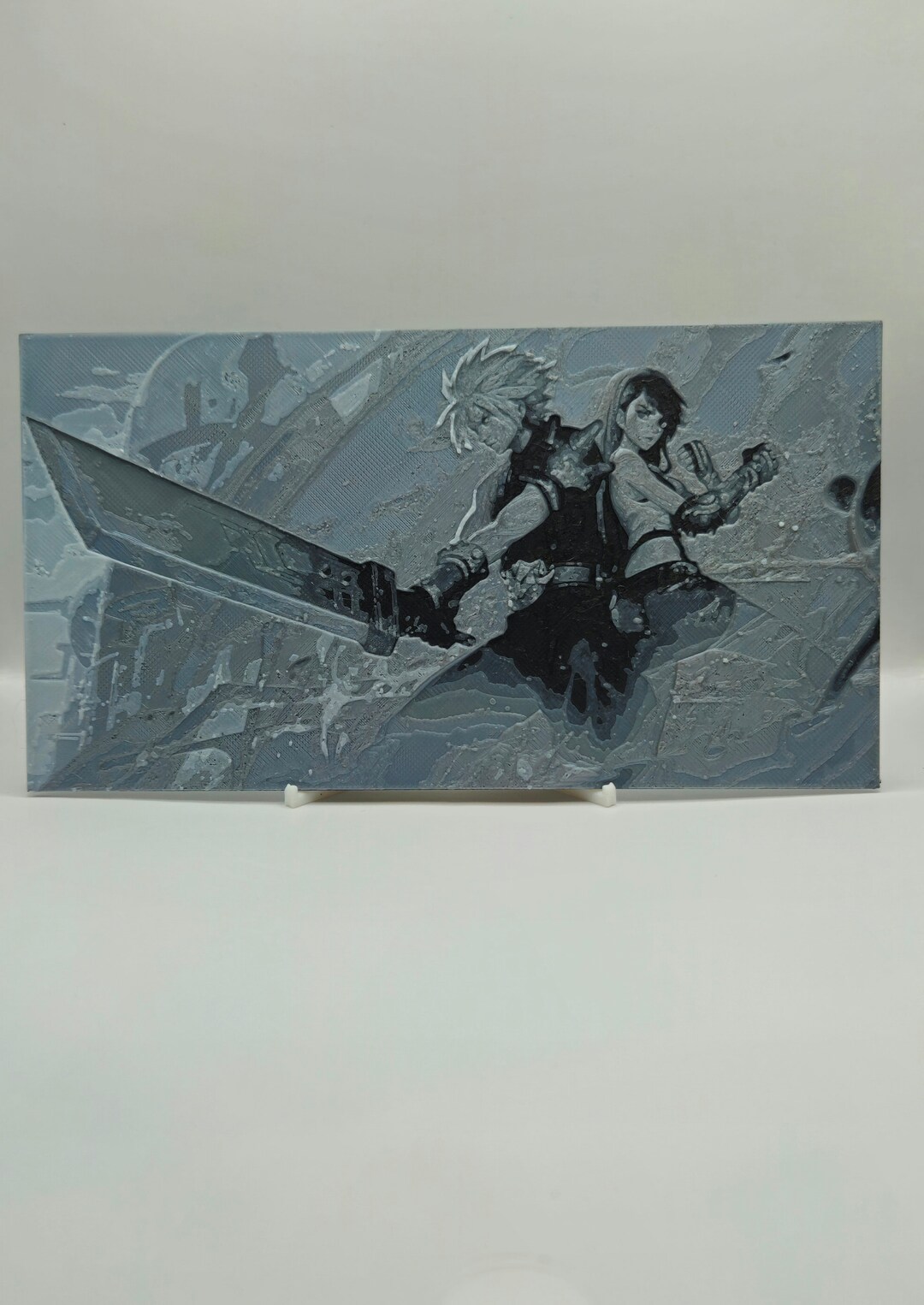 Final Fantasy 7 Cloud and Tifa Poster FF7 Remake Wall Art Homemade ...