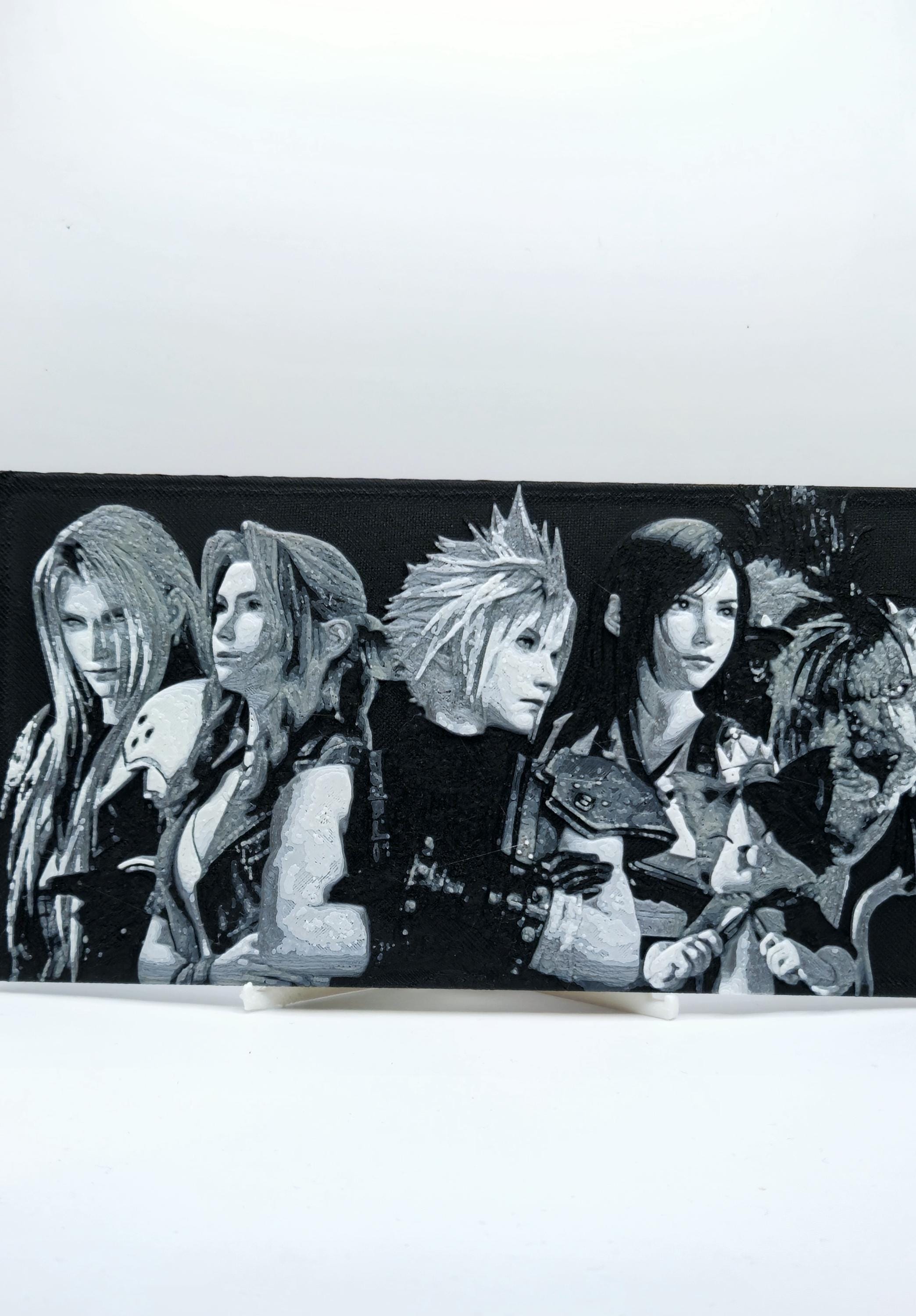 Final Fantasy 7 Poster Ff7 Remake Wall Art Homemade Ffvii Rebirth Home ...