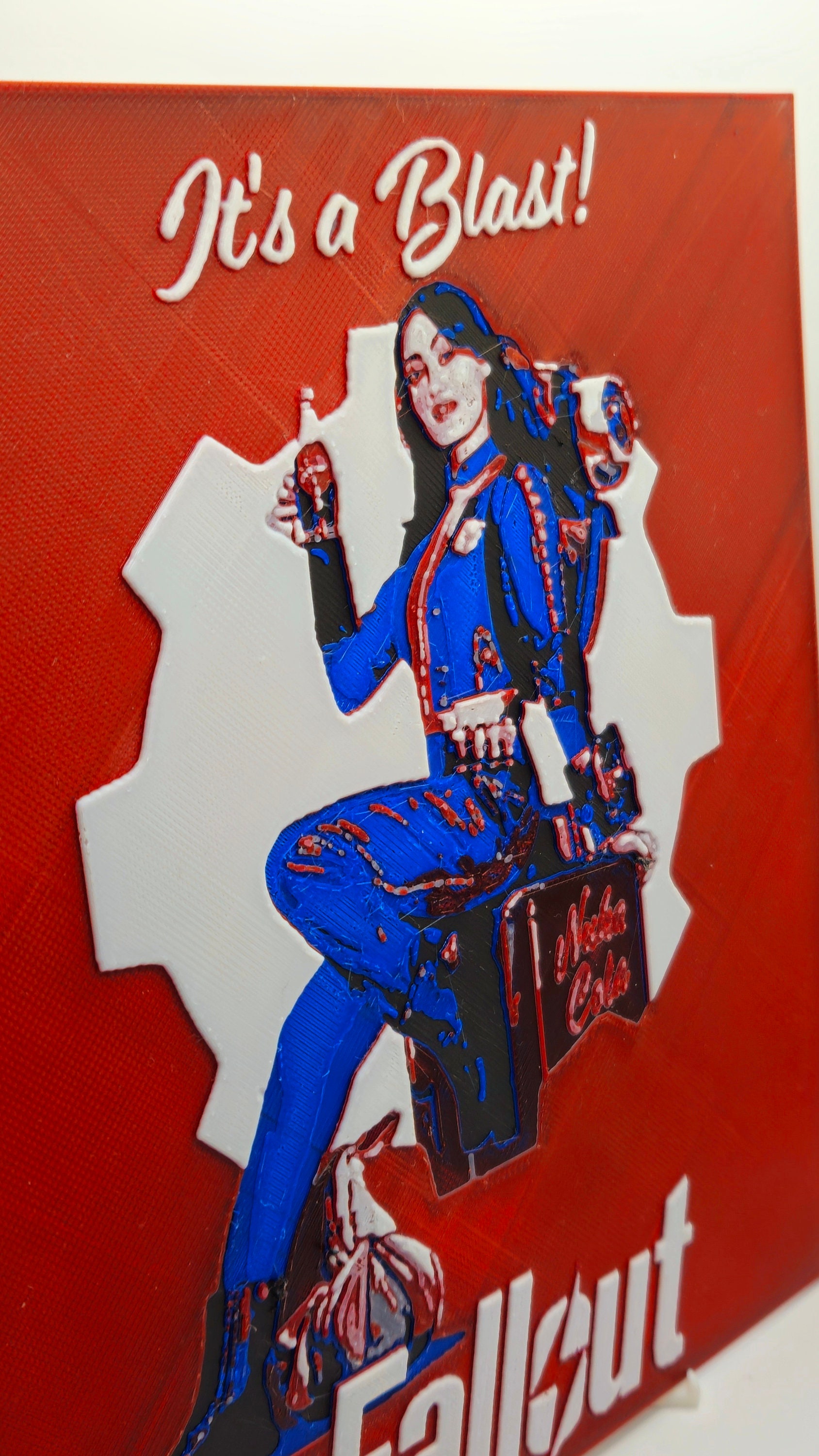 Fallout Nuka Cola Girl Wall Art Plaque 3d Printed Poster Decor - Etsy