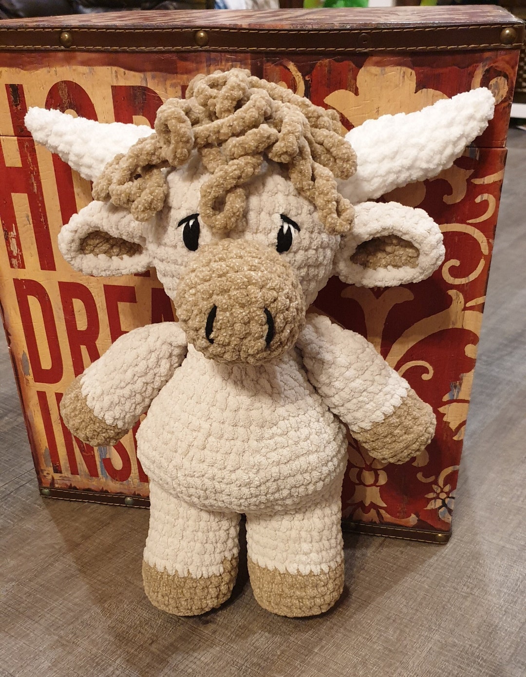 Hamish the Highland Cow Crochet Plushie Amigurumi Pattern - Etsy