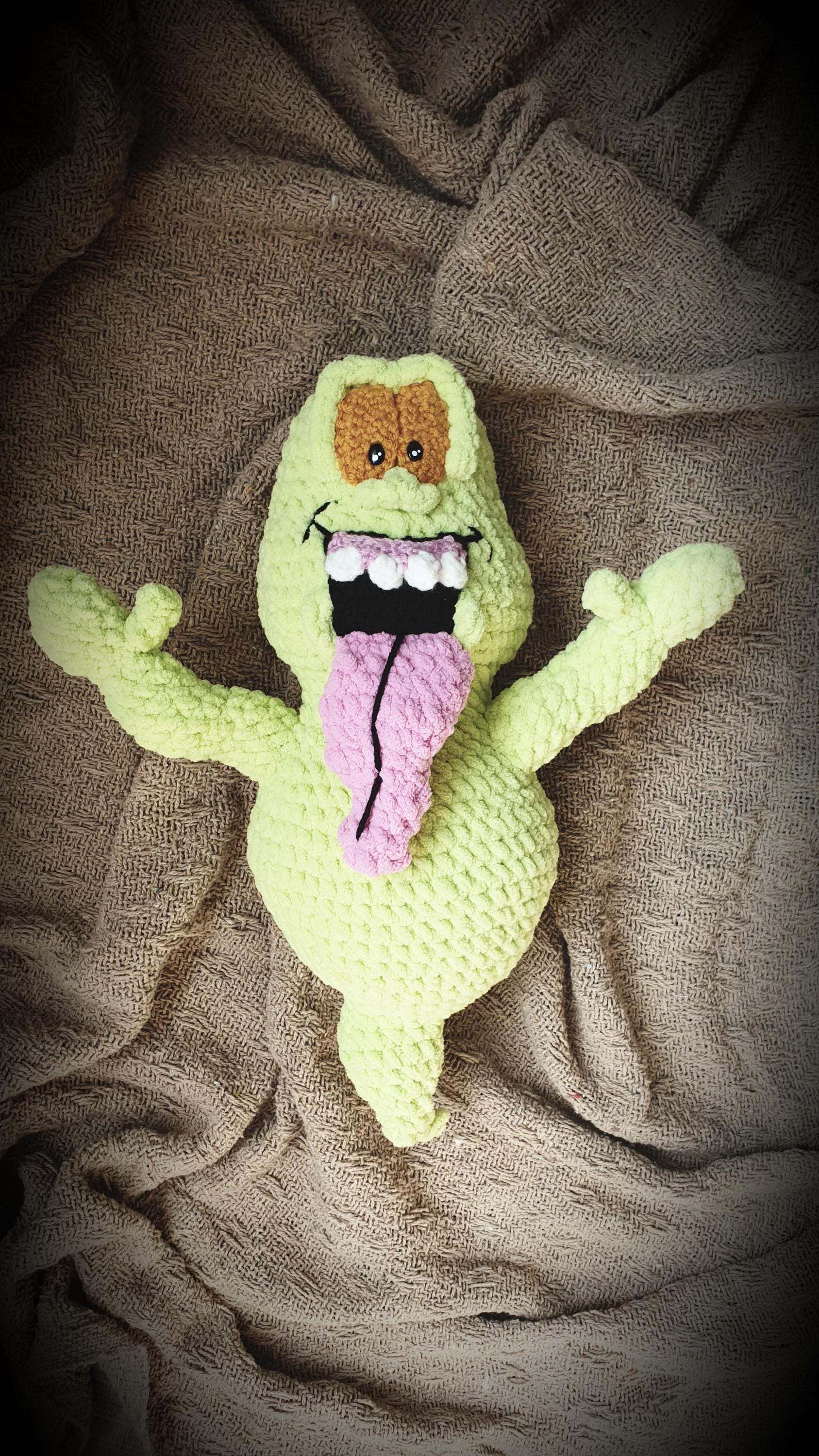Slimey Guy Ghost Crochet Amigurumi Pdf Pattern - Etsy
