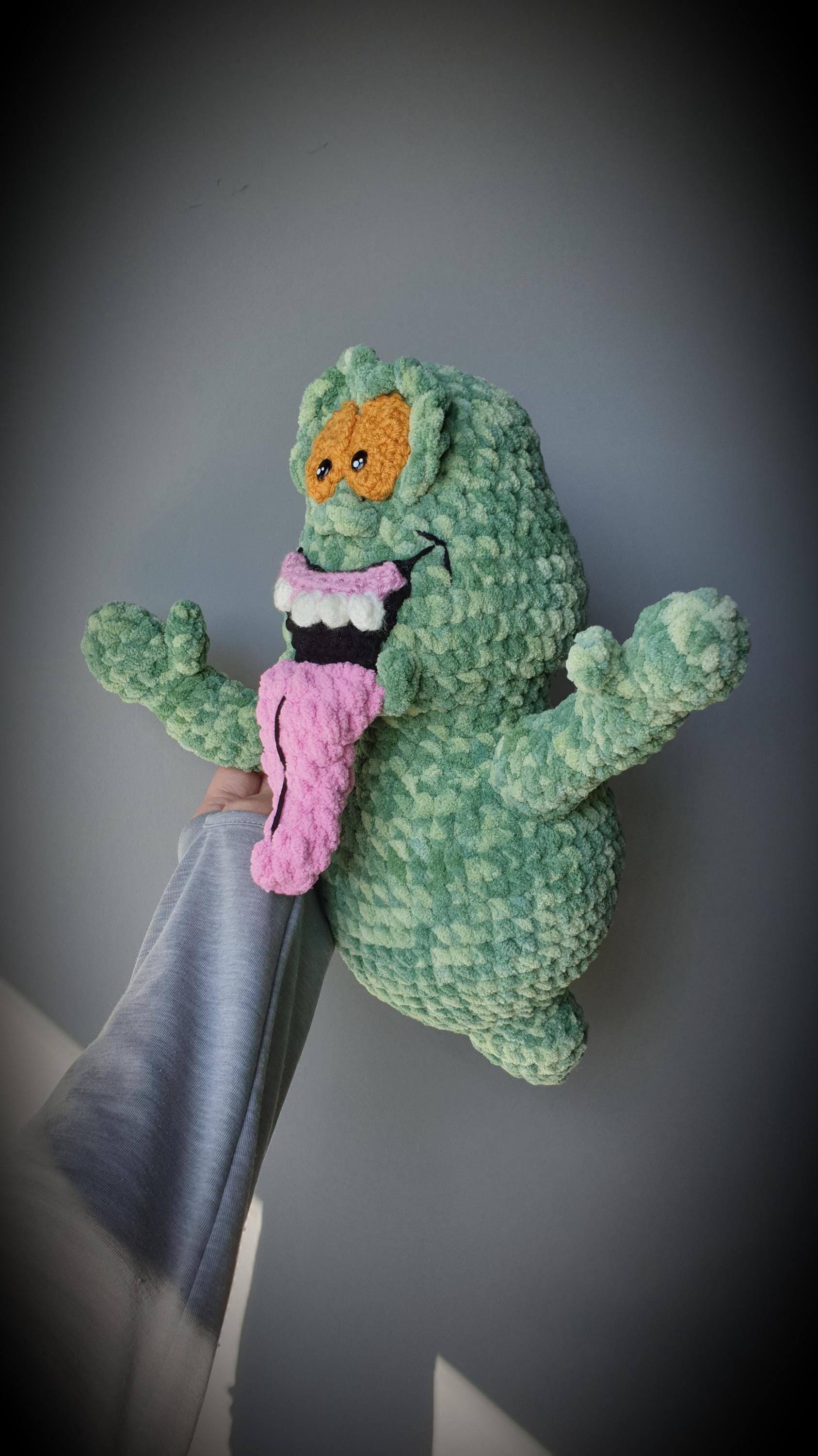 Slimey Guy Ghost Crochet Amigurumi Pdf Pattern - Etsy