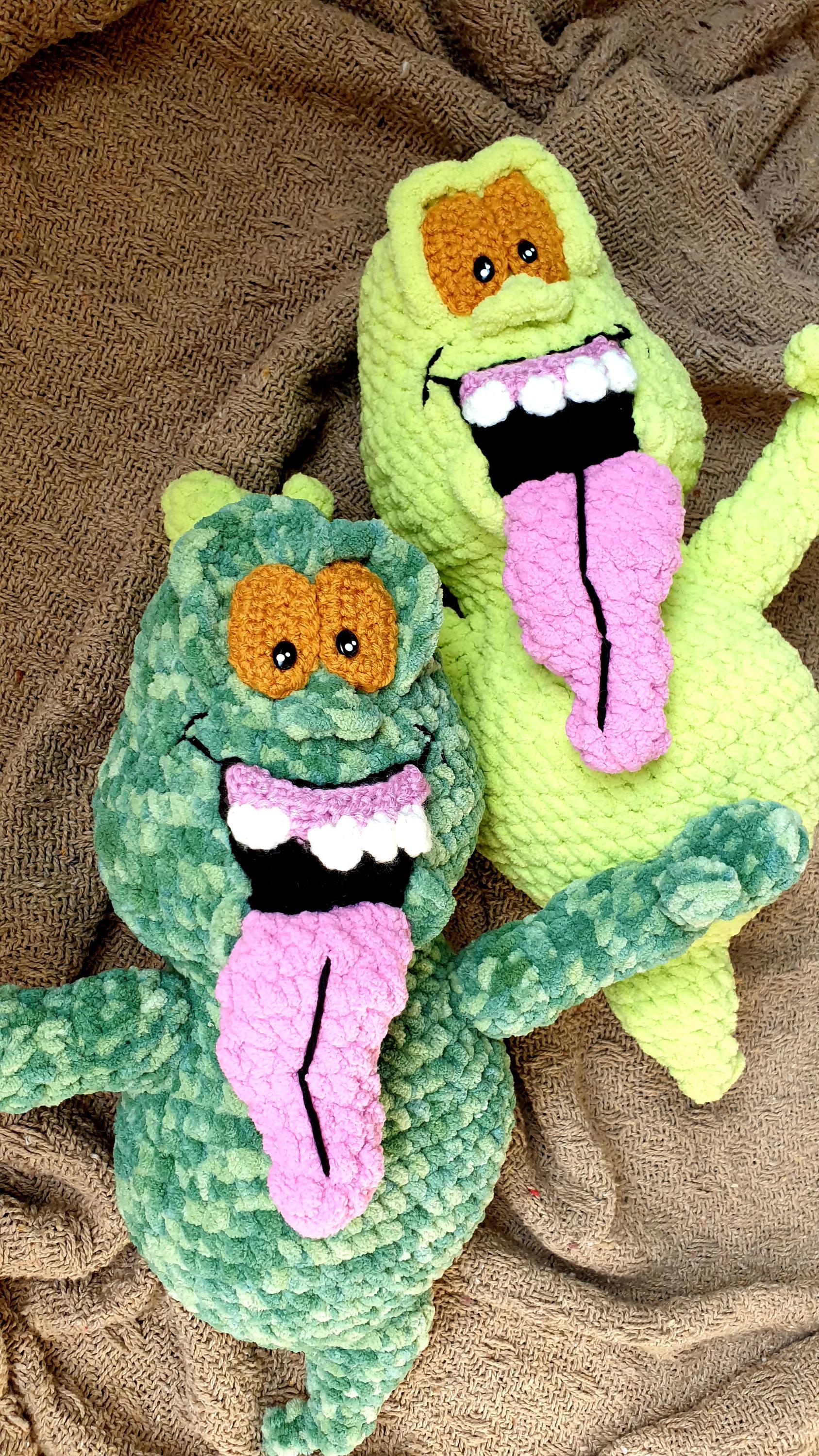 Slimey Guy Ghost Crochet Amigurumi Pdf Pattern - Etsy