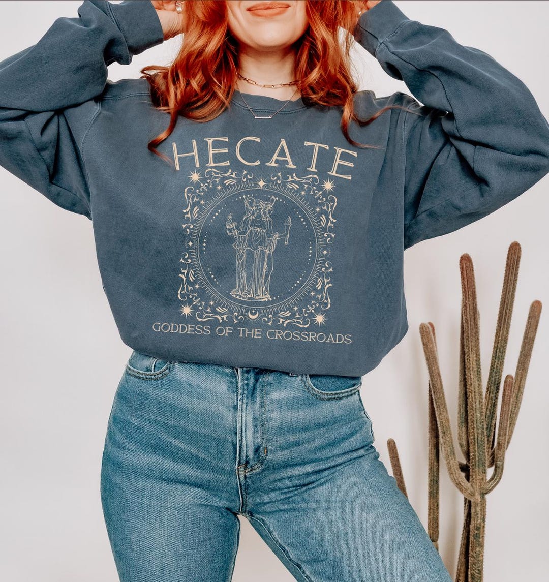 Hecate Crewneck Hecate Shirt Hecate Hecate Statue Goddess Hecate Hecate ...