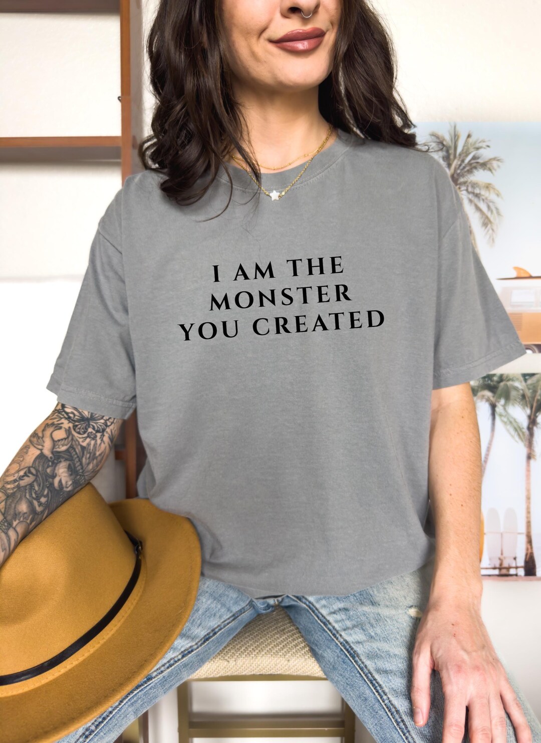 I Am the Monster You Created Shirt Medusa Shirt Dark Academia Shirt ...